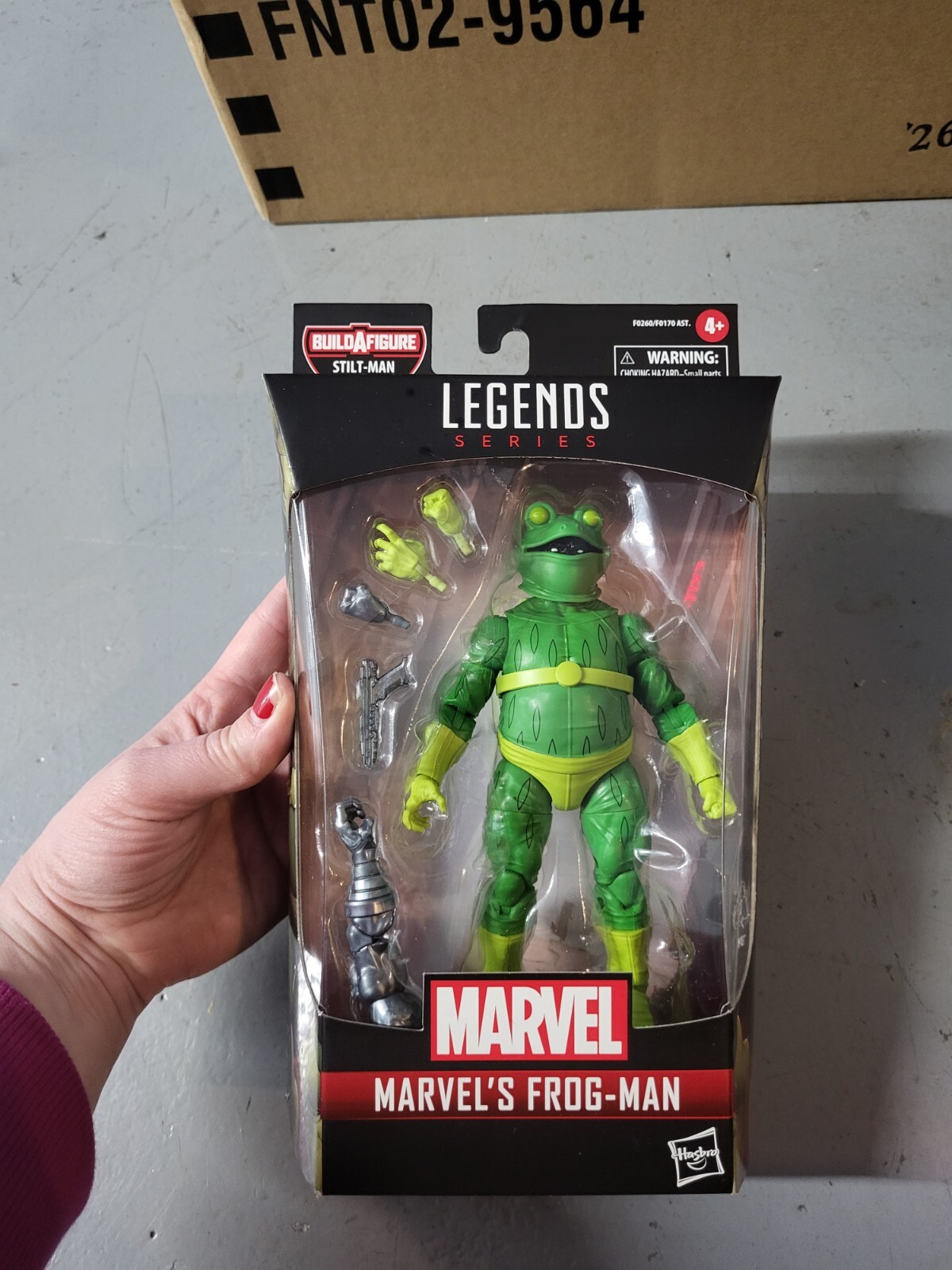 Marvel's Frog-man, Marvel Legends Spider-Man Into The Spider-Verse ...