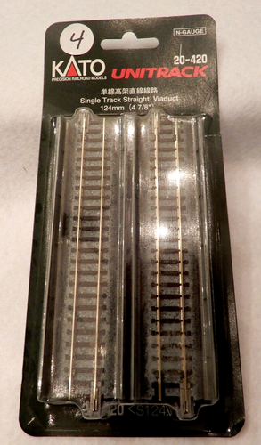 Kato Unitrack N Scale Single Track Straight Viaduct | eBay