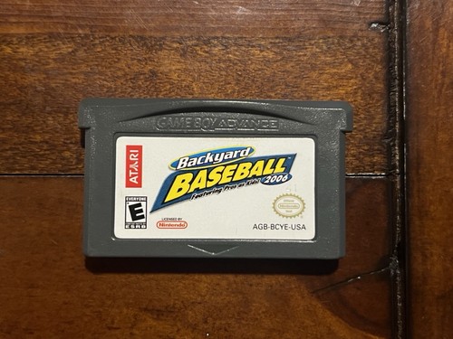 Backyard Baseball (2006) - Nintendo Gameboy Advance GBA - Authentic ...