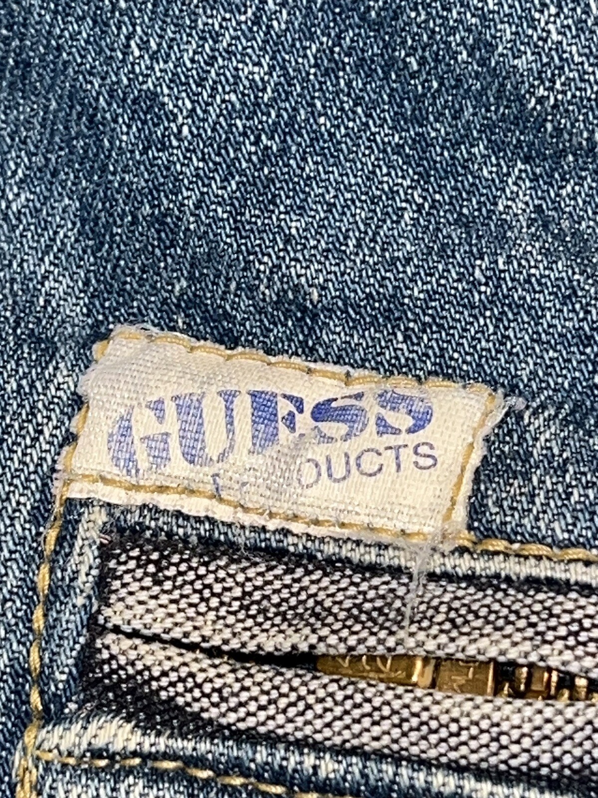 Vintage Guess Denim Marty McFly Jean Jacket by George… - Gem