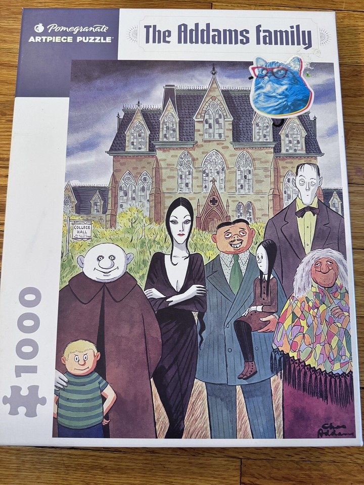 1000 PIECE POMEGRANATE ARTPIECE PUZZLE--THE ADDAMS FAMILY--20'' BY 27 ...