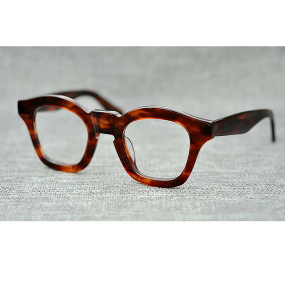 Hand Made Vintage Thick Medium Acetate Full Rim Eyeglass Frames Rx able ...