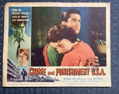 Movie Lobby Card Crime and Punishment USA 1959 11x14 | eBay