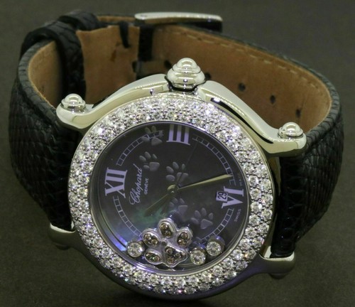 Chopard Happy Sport ASPCA 27/8480-20 SS 2.26CT VS1/E diamond "PAWS ...