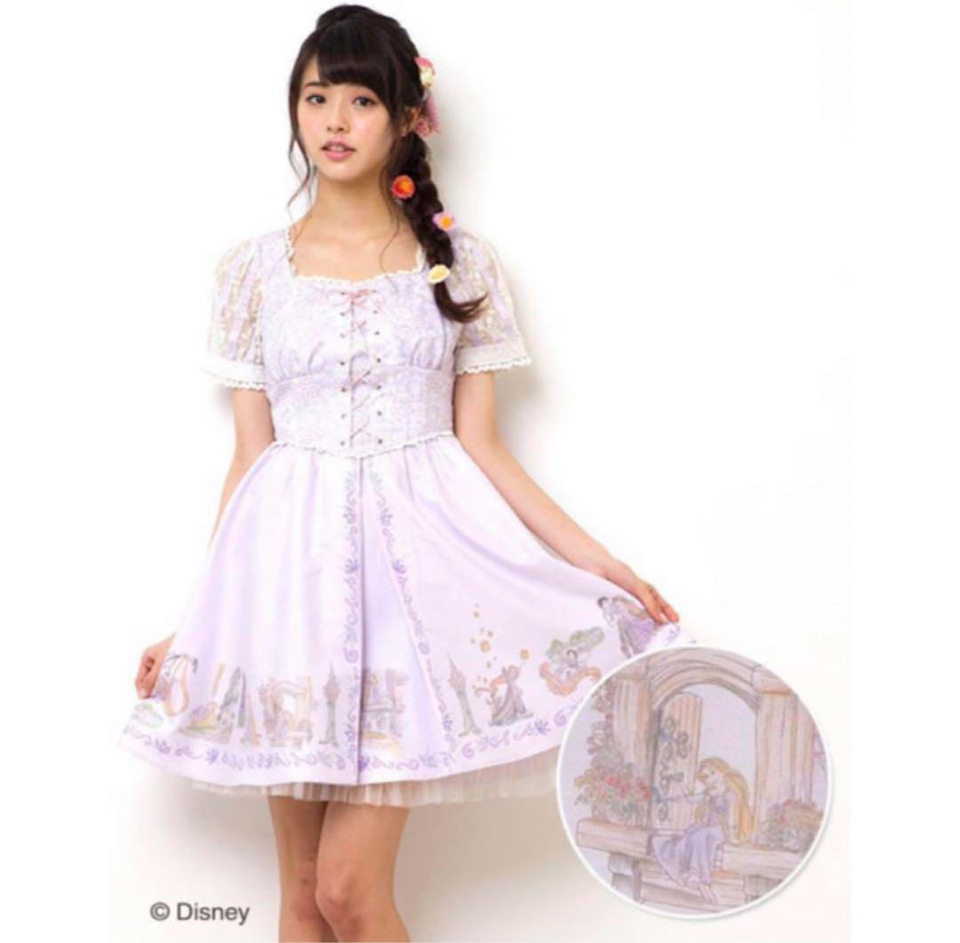 SECRET HONEY Tangled Rapunzel Disney Dress FREE SIZE … - Gem