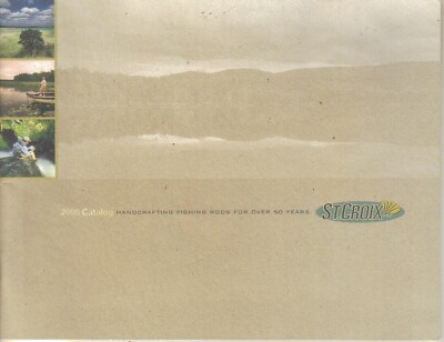 2000 St Croix Fishing Rod Catalog-Avid-Imperial-Pro Graphite-Legend ...