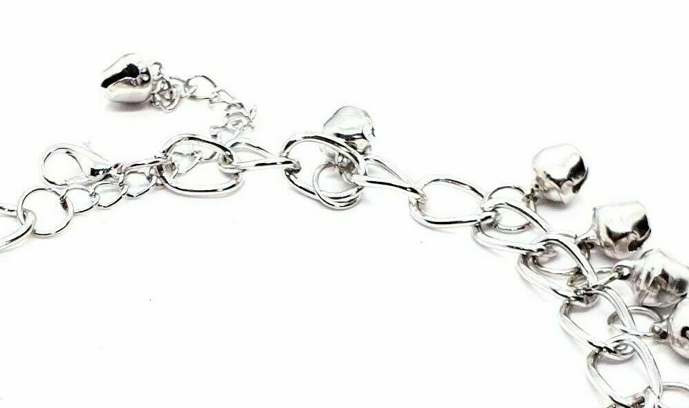 Bell Ankle Bracelet 20 Bells Anklet Quality Shiny Steel Dancing Bells ...