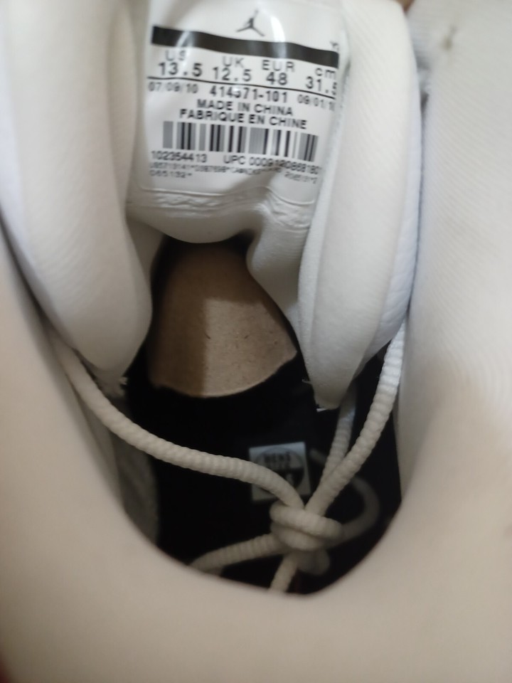 NIKE AIR JORDAN 13 XIII RETRO SZ 13.5 BRAND NEW AUTHENTIC RED/WHITE ...