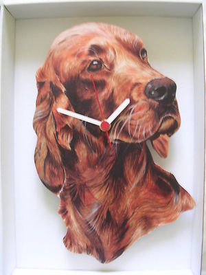 Red Setter Dog Wall Clock. New & Boxed. | eBay UK