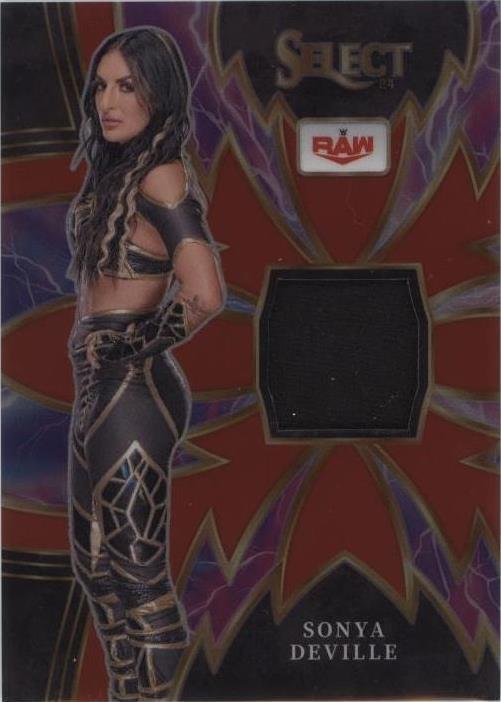 2024 Panini Select WWE - Sparks Sonya DeVille #SP-SDV Red Prizm /99 ...