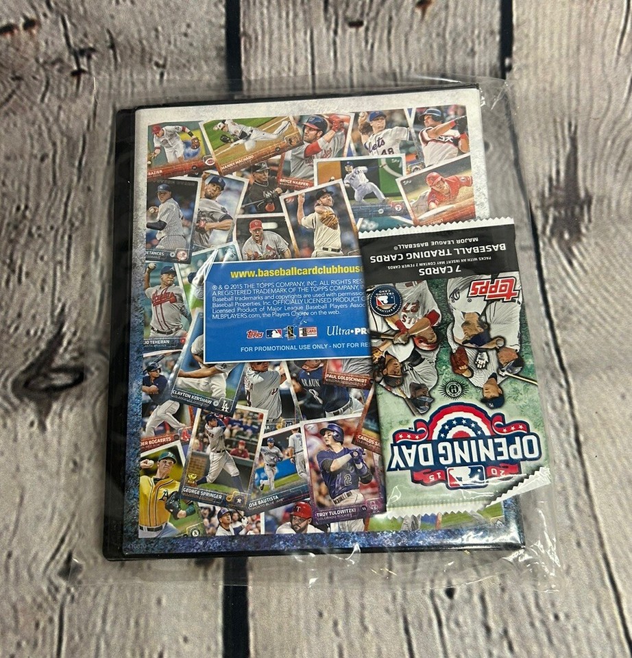 2015 Topps Baseball Card Collector's Kit Sealed Pack Of Cards Album ...