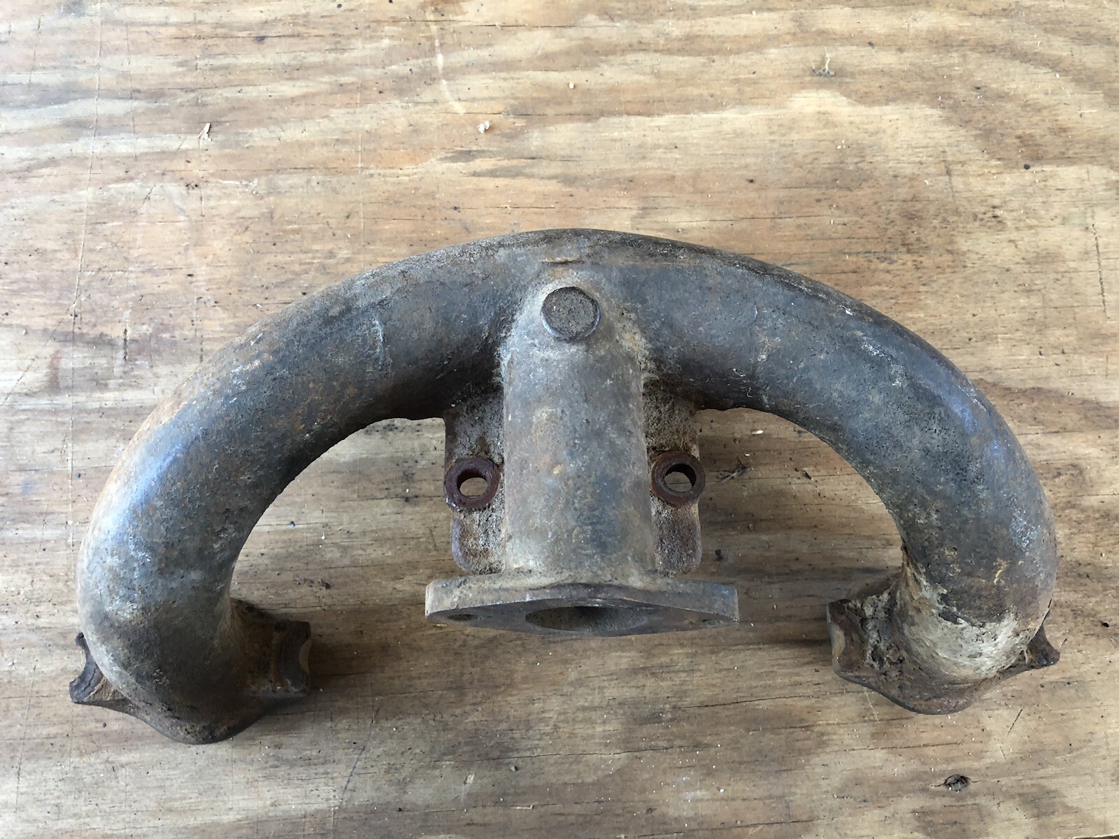 1928 1929 Model A Ford Intake Manifold Exhaust Engine Motor Muffler ...