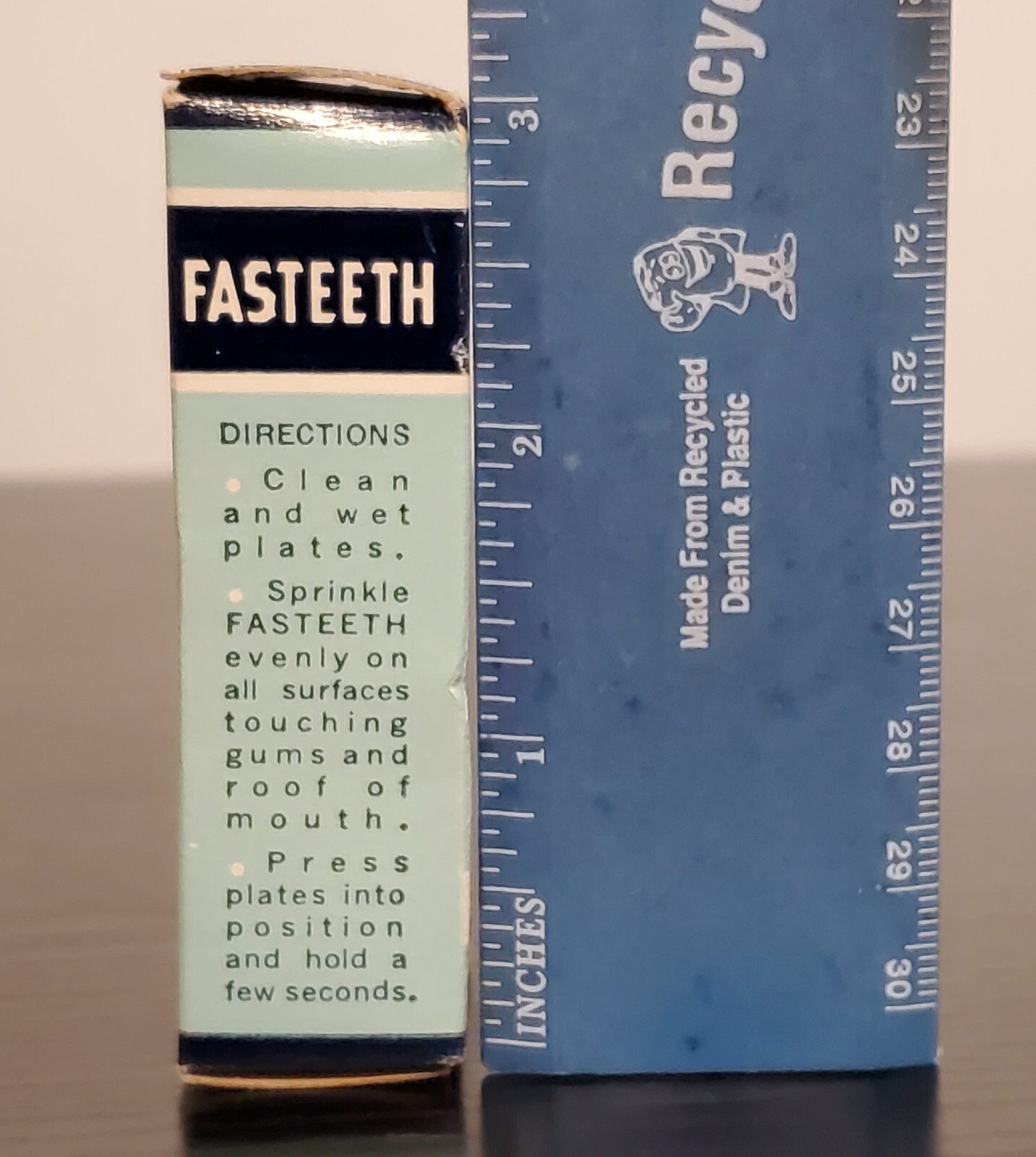 Vintage Fasteeth Denture Alkaline Adhesive Powder - New Old Stock | eBay