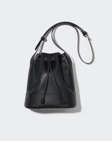 Uniqlo Leather Touch Drawstring Bag Shoulder | eBay