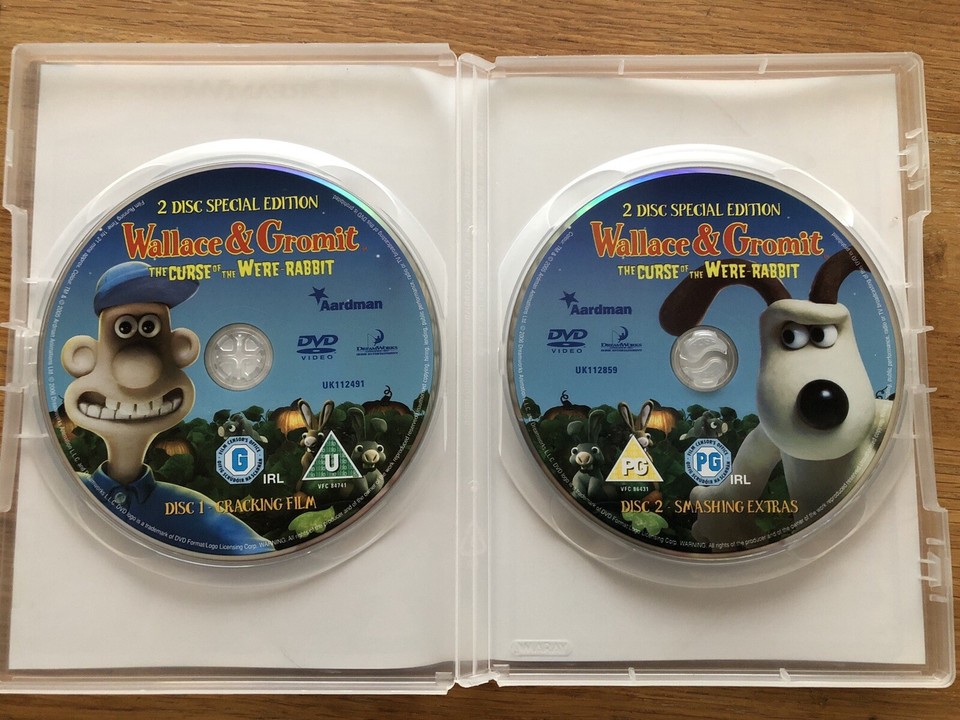 Wallace And Gromit - The Curse Of The Were Rabbit DVD dreamworks ...