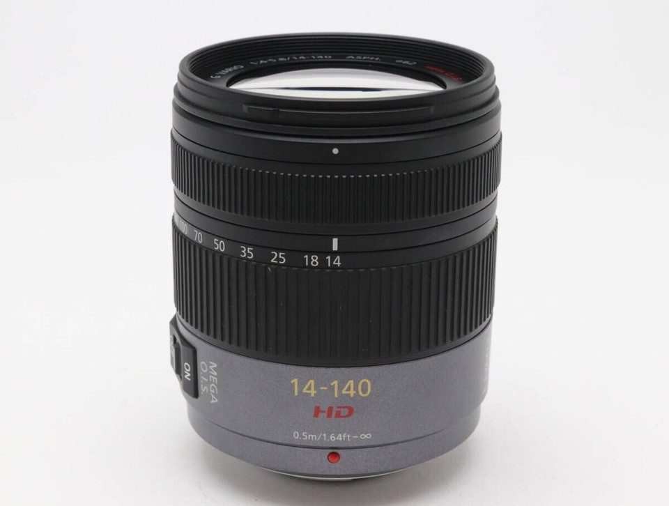 Panasonic telephoto zoom lens for Micro Four Thirds Lumix G VARIO HD 14 ...