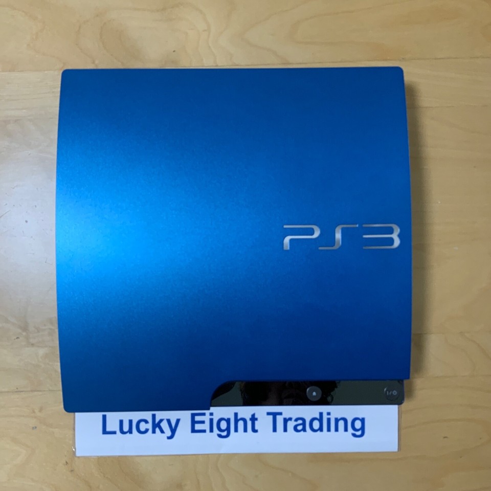 PS3 Splash Blue CECH 3000B 320GB Console Full Accessories Slim [CC] | eBay