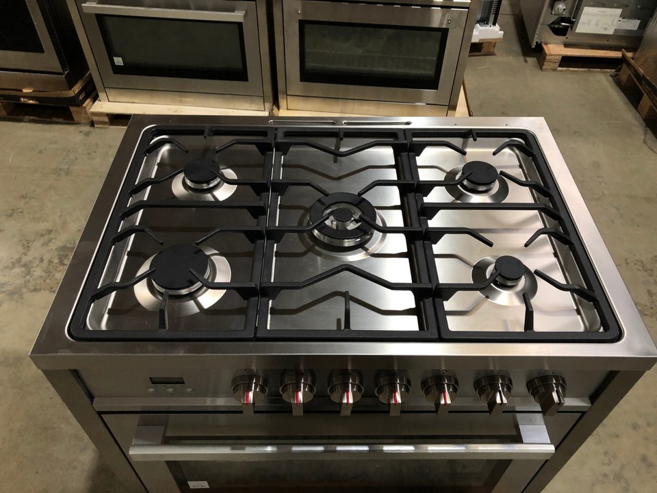 36 in. Gas Range, 5 Burners, Stainless Steel (OPEN BOX, COSMETIC ...