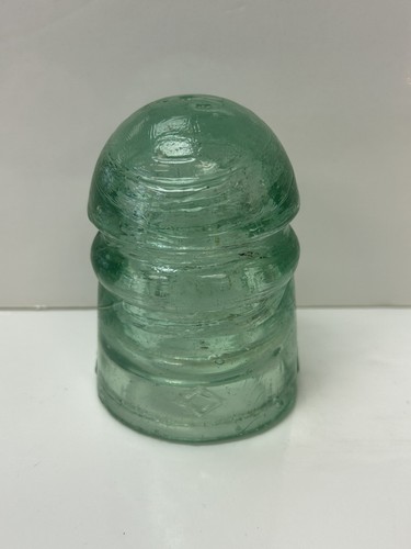 Vintage Diamond Canada Aqua Glass Pony Insulator | eBay