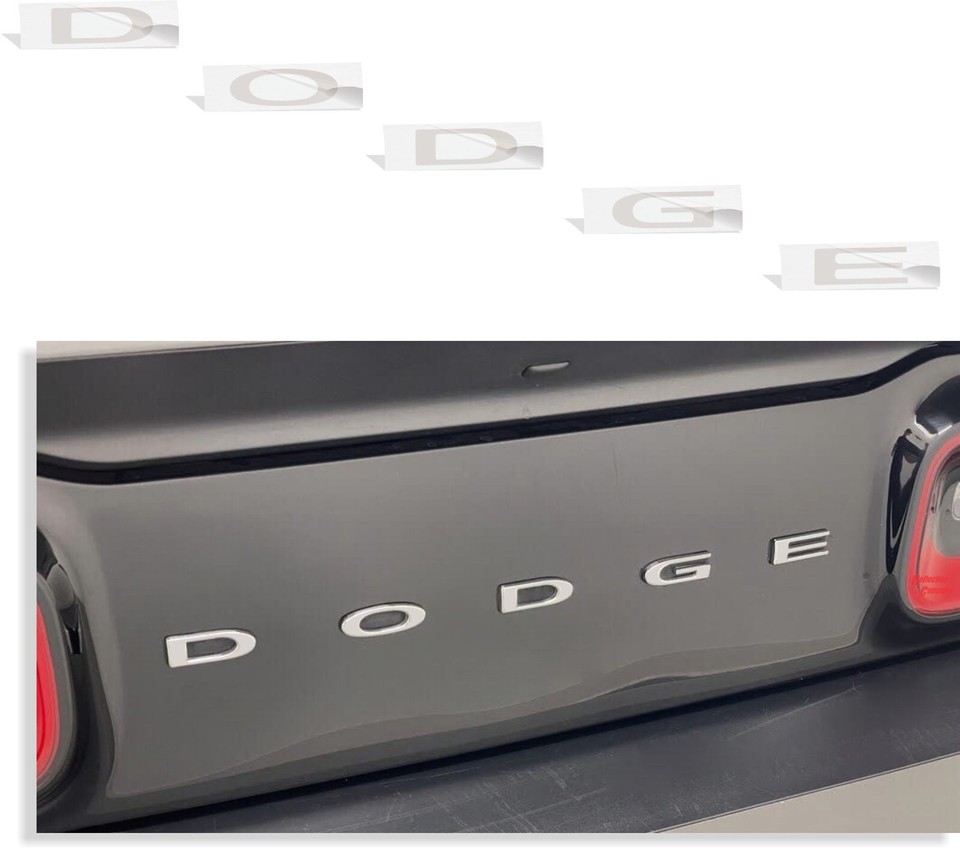 DODGE Trunk Badge Overlay Decal for 2015-2023 Dodge Challenger | eBay