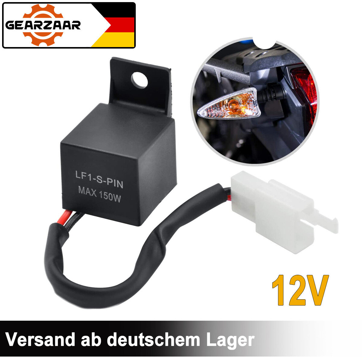 Universal 2 Pin 12V Motorrad LED Blinker Relais Lastunabhängiges Blinkrelais | eBay
