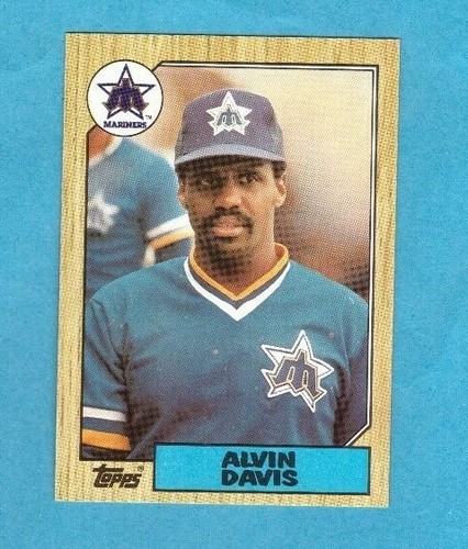1987 Topps baseball card #235 Alvin Davis Mariners | eBay