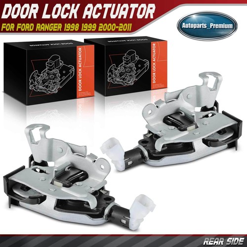 2Pcs Rear Left & Right Lower Door Latch Lock Assembly for Ford Ranger ...