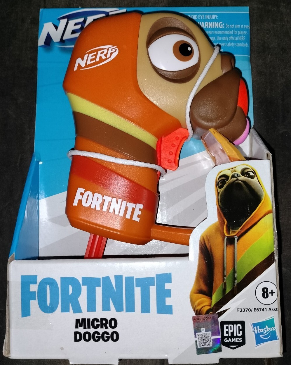 NERF Fortnite Micro Doggo Dart Gun Microshots Blaster Epic Games Hasbro ...