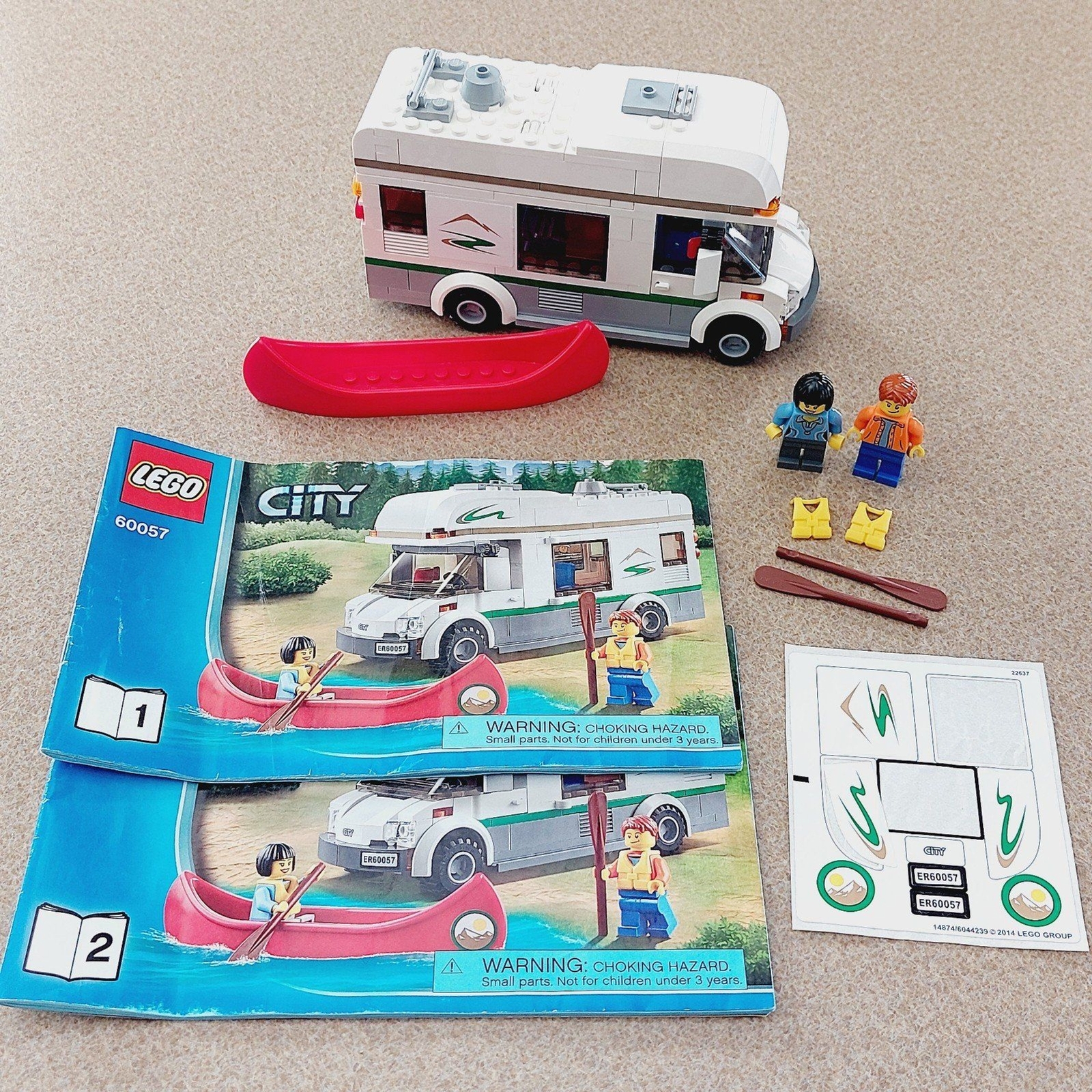 LEGO City 60057 Camper Van Set 100% Complete with Manuals and ...
