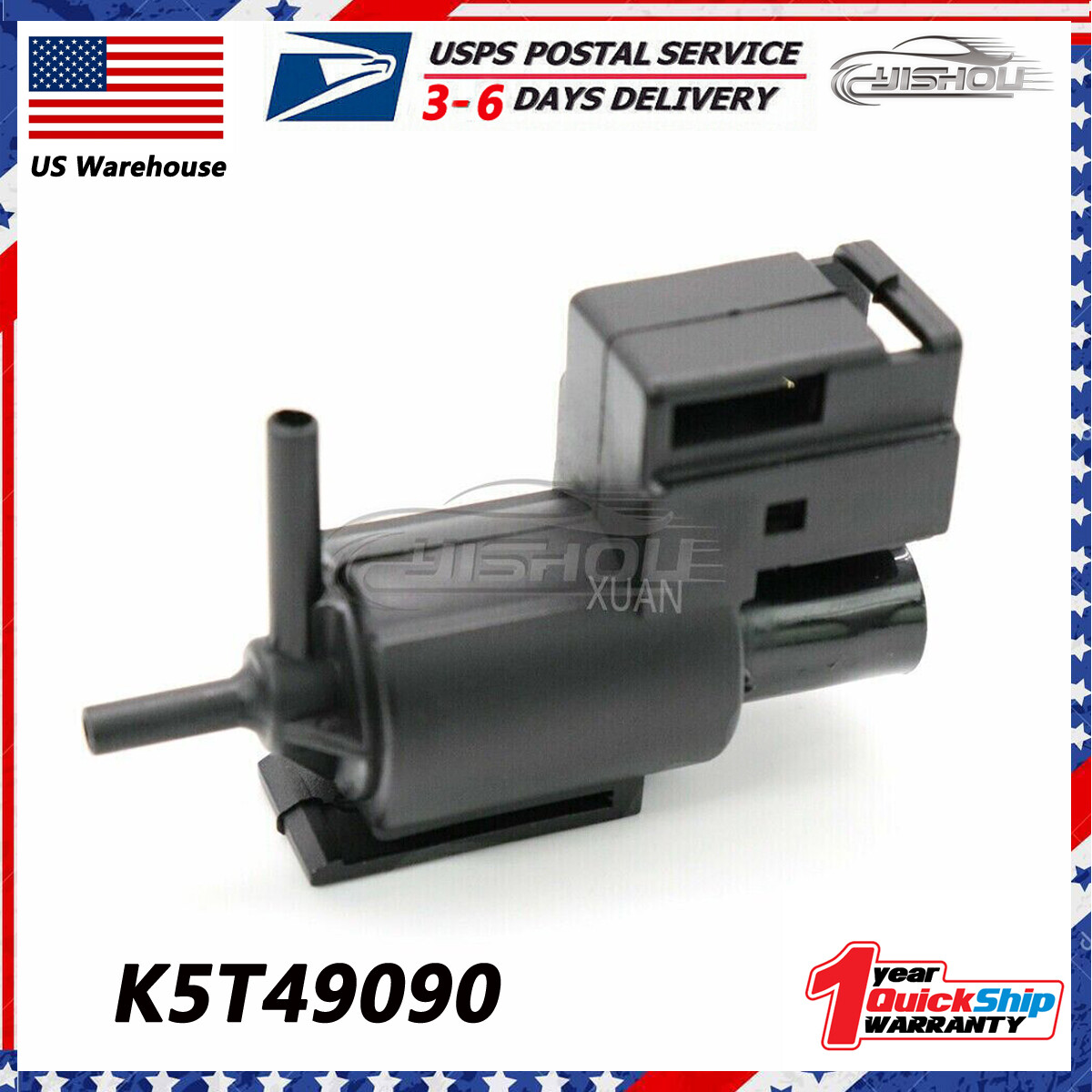 K5T49090 New Vacuum Switch Purge Valve Solenoid Fit For Mazda RX-8 626 ...