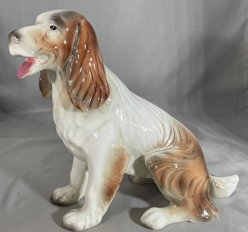VINTAGE GOLDSCHEIDER EVERLAST CORP USA 8" SPANIEL DOG FIGURINE #620 | eBay