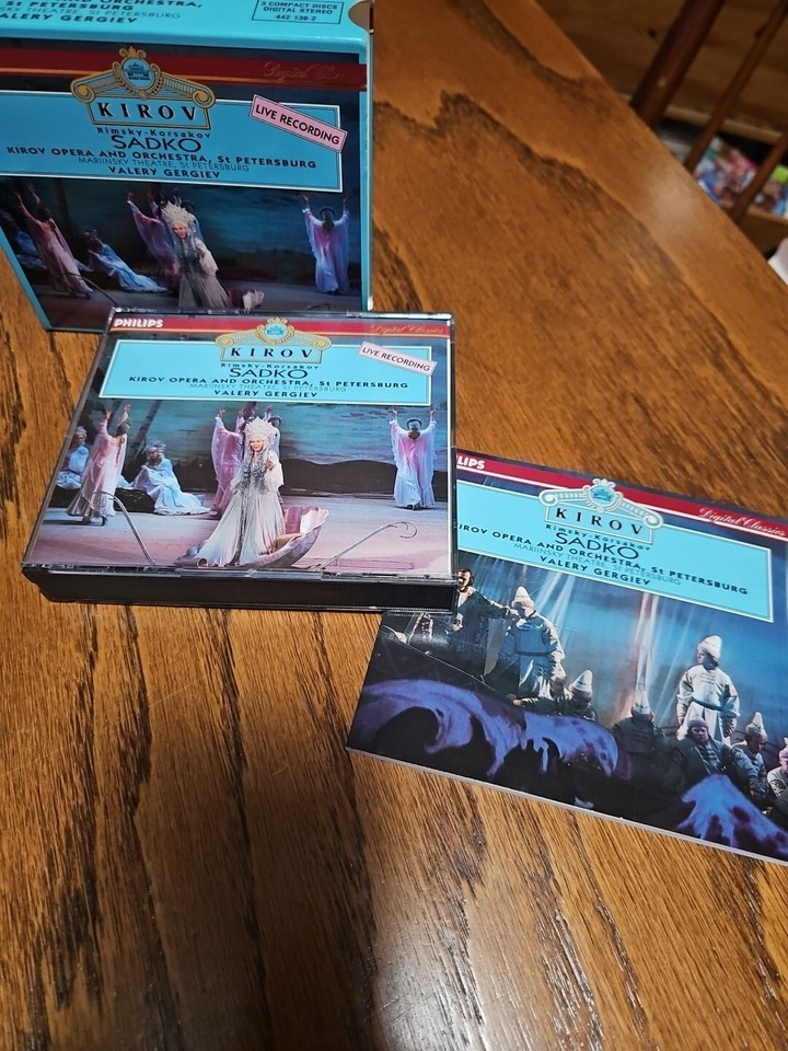 Rimsky-Korsakov: Sadko 3 CD's, Kirov Opera and Orchestra, St ...