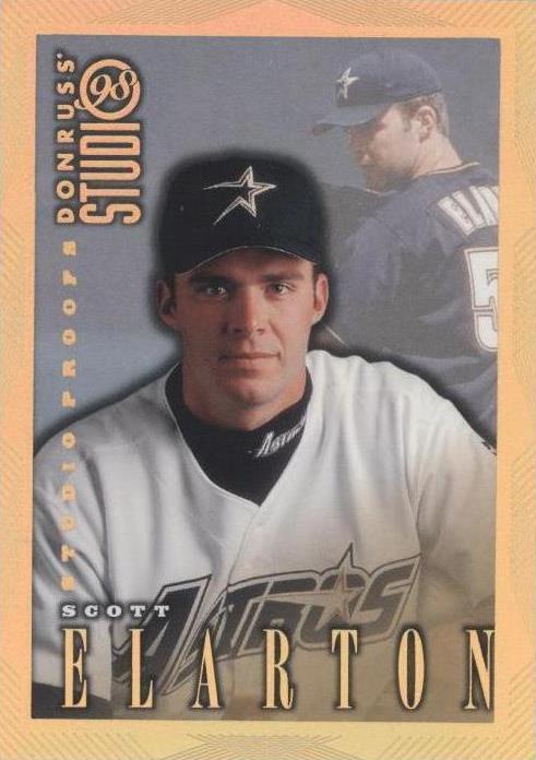 1998 Donruss Studio - Scott Elarton #25 Studio Proofs Gold /300 for ...
