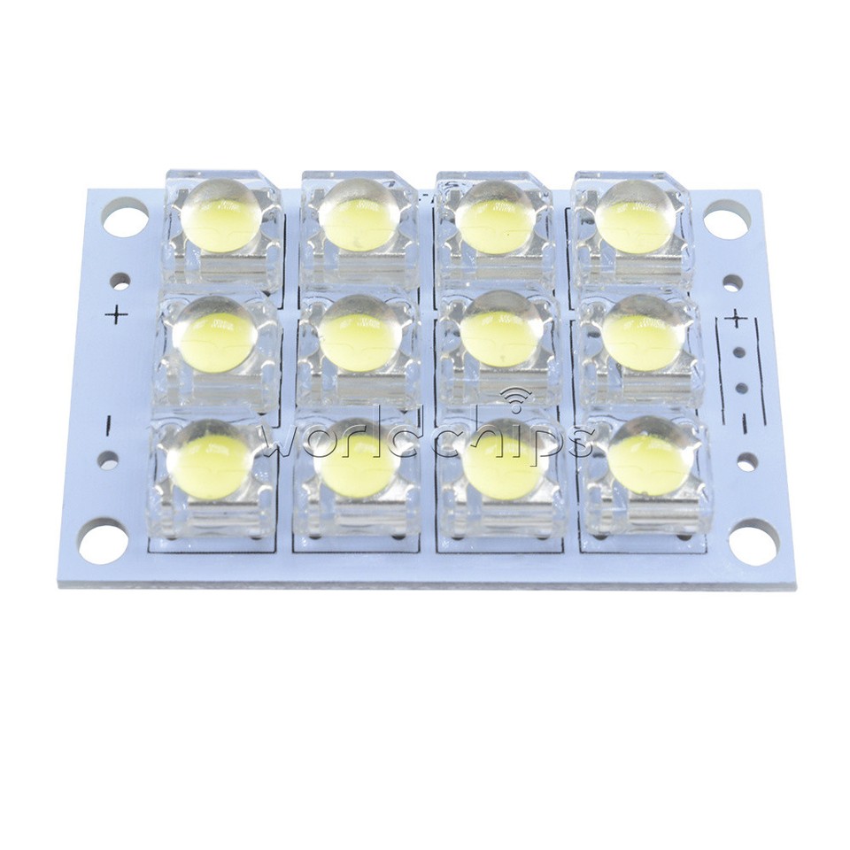 Super Bright DC 3V-5V 12-LED White Piranha LED board Night LED Lights ...