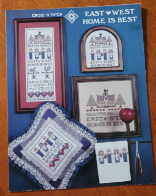 Cross 'n Patch, East West Home is Best, Cross Stitch Leaflet | eBay