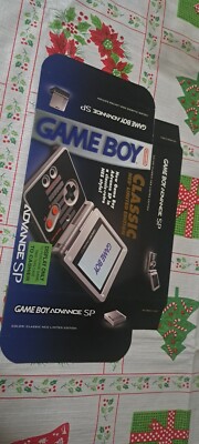NINTENDO RETAIL DISPLAY NES Edition Game Boy Advance SP Box. | eBay