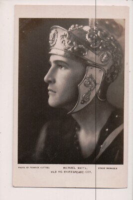 Vintage Postcard Michael Watts Shakespearian Actor Old Vic Company | eBay