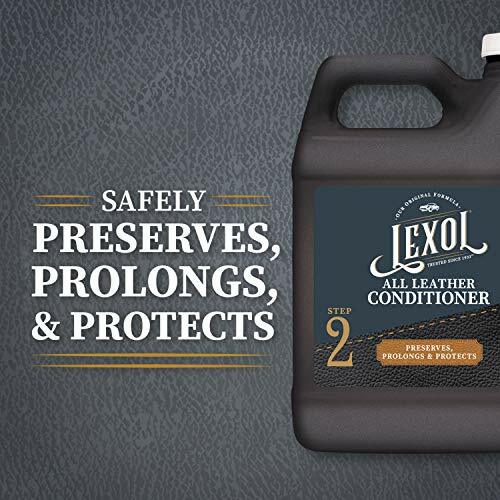Lexol Leather Conditioner 1 Liter Leather Cleaner and Deep Conditioning ...