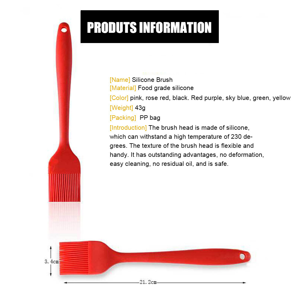 Silikonölbürste Basting BBQ Gebäckölbürste Truthahn Baster Barbecue ...