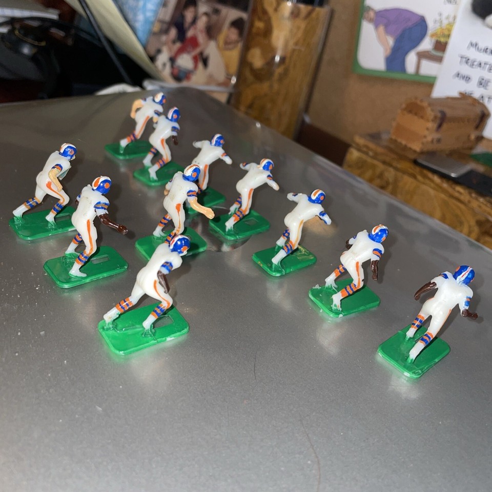 Tudor Electric Football Denver Broncos White Jersey HKWS 1980s | eBay