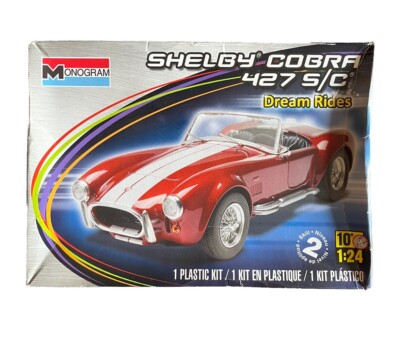 Monogram Shelby Cobra 427 S/C Dream Rides Model Kit 1:24 OPEN BOX READ ...