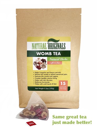 Menstruation/ Healing/ Warming/ Detox YONI WOMB TEA from Super Herbs 16 ...