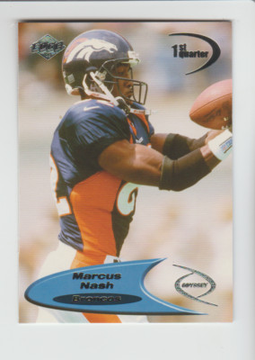 1998 Collector's Edge Odyssey 1st Quarter #46 Marcus Nash RC, Tennessee ...