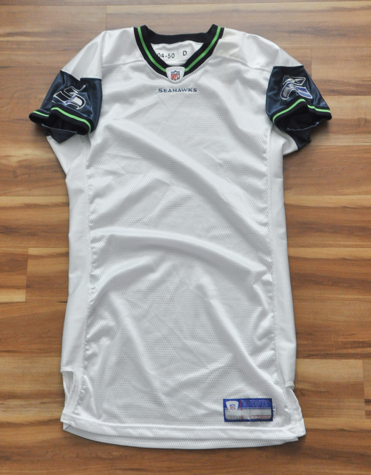 Seattle Seahawks Reebok Jersey Blank 2002 Team Issued White Sewn NFL ...