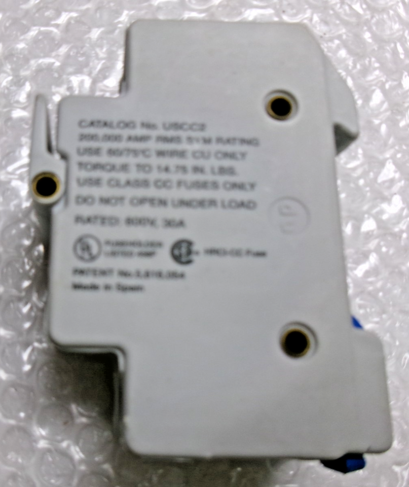 Gould USCC2 Ultrasafe Fuse Holder 600V 30A Class CC - New | eBay