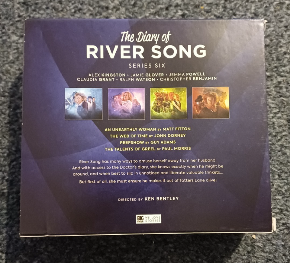 DOCTOR WHO THE DIARY OF RIVER SONG SERIES 6 SIX Audio CD Big Finish Box ...