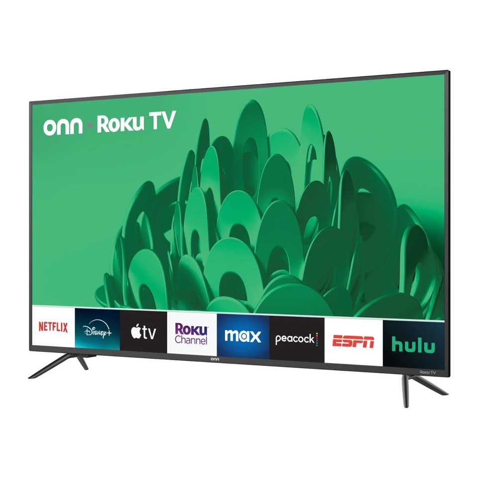 onn 50” Class 4K UHD (2160P) LED Roku Smart Television HDR | eBay