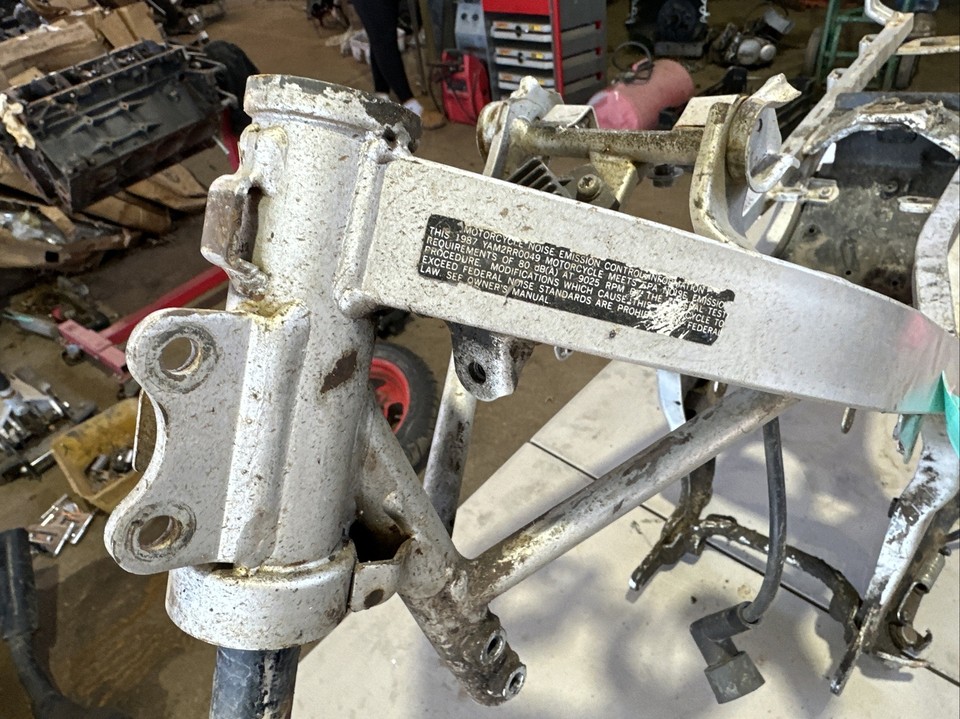 Yamaha Ysr50 Ysr 50 Frame Part Out Kick Stand Coil 1987 PART OUT used ...