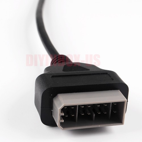 14 Pin OBD1 to 16 Pin OBD2 For Nissan Diagnostic Tool Scanner Adapter ...