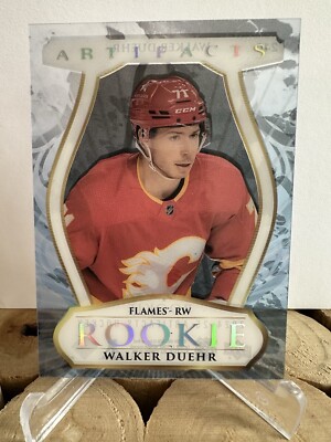 WALKER DUEHR 2024-25 UD Artifacts Clear Cut Rookie #240 Calgary Flames ...